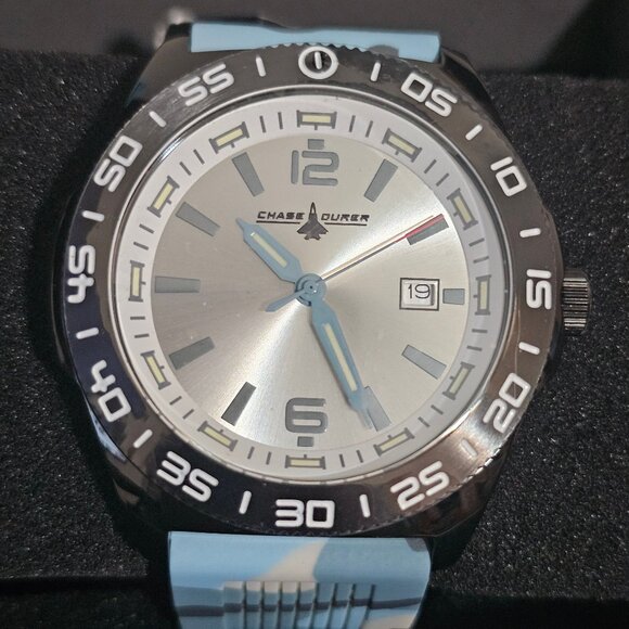 Bulova | Accessories | Chase Durer Mens Watch 45mm Camouflage Grey Blue ...